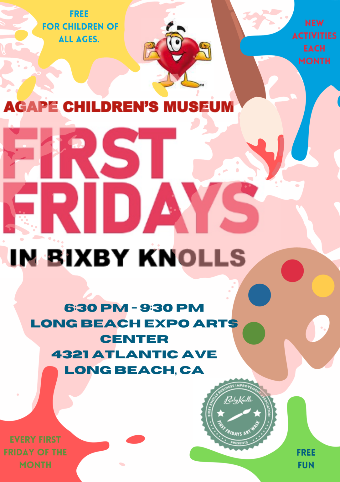 First Fridays @ Long Beach Expo Art Center | Agape Children's Museum
