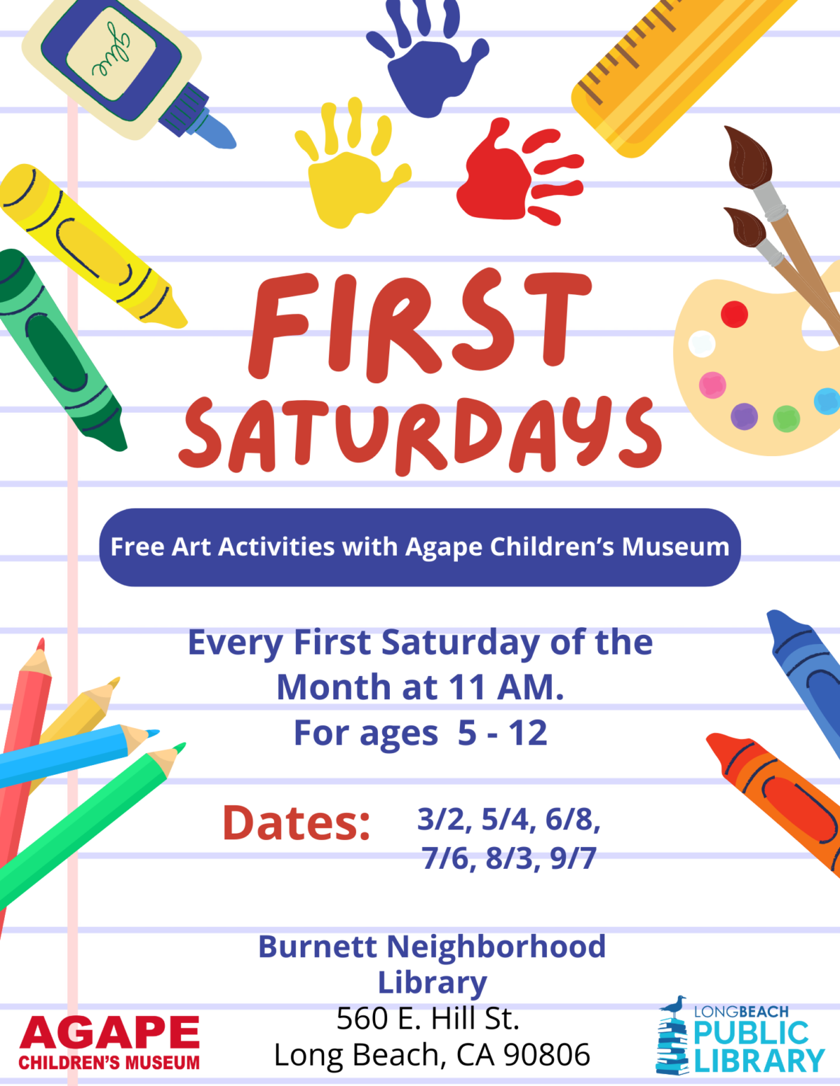First Saturdays at Burnett Neighborhood | Agape Children's Museum